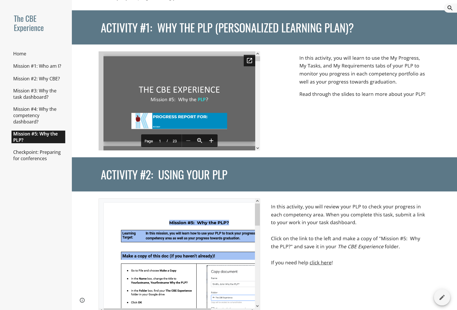 The CBE Experience – Building21