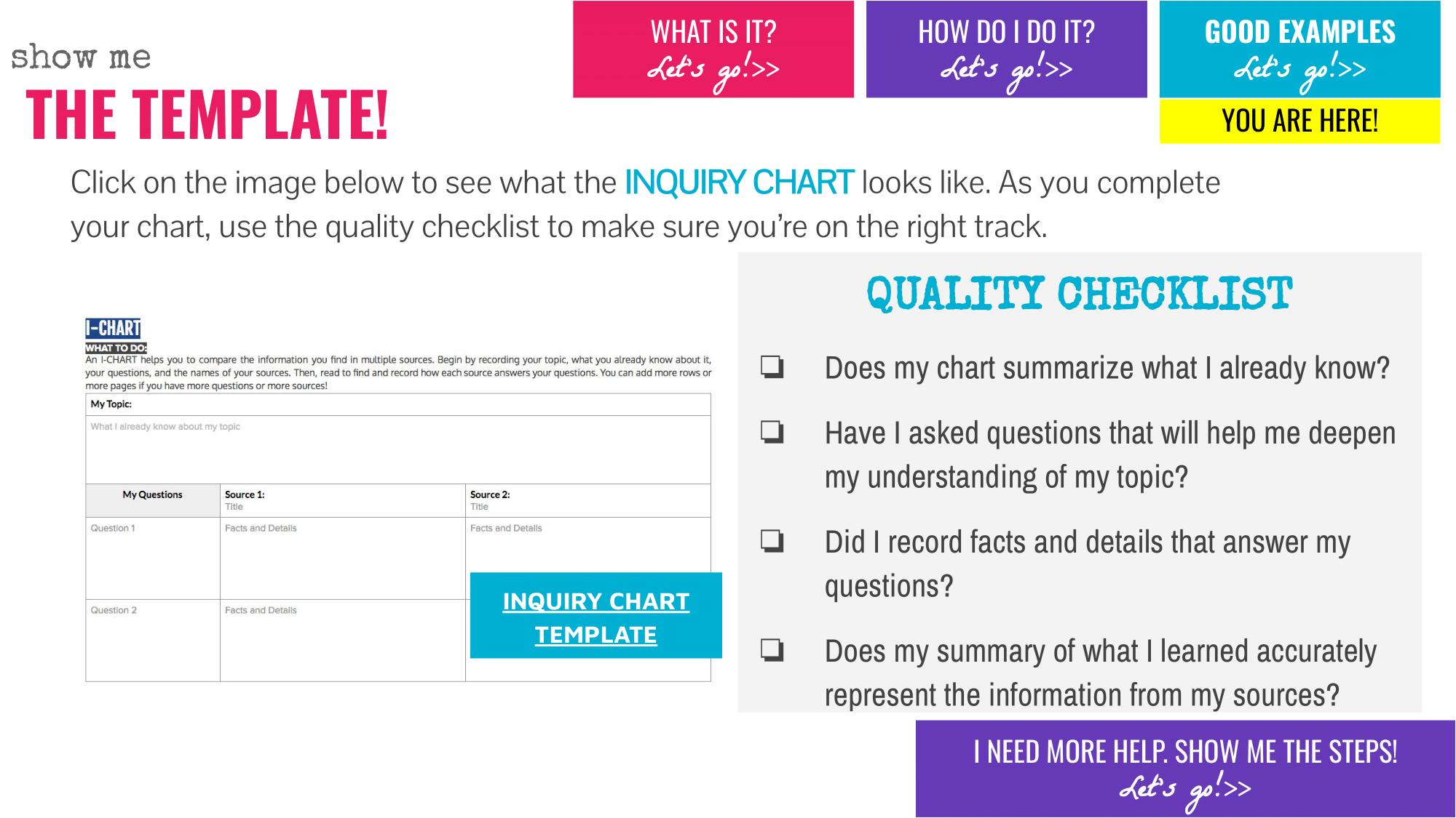 Learning Activity Guide: Inquiry Chart – Building21